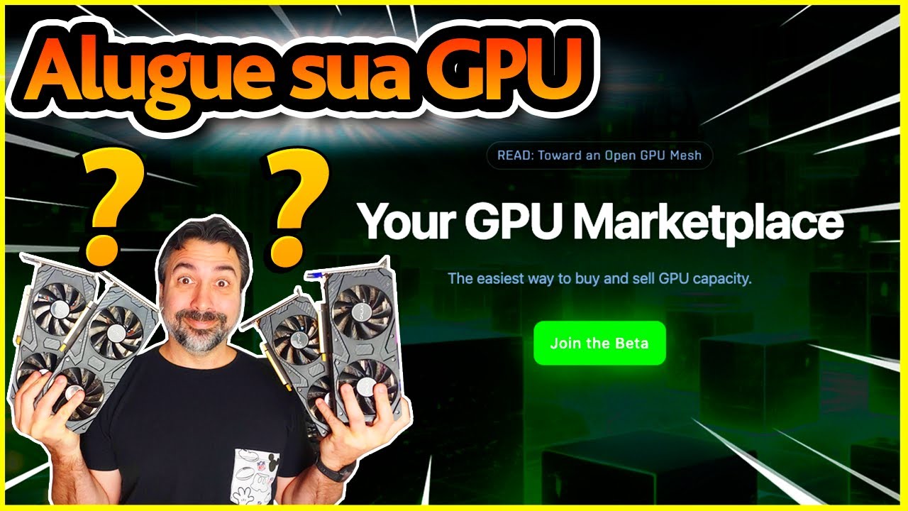 💴 ALUGUE SUAS PLACAS DE VÍDEO PARA INTELEGÊNCIA ARTIFICIAL GPUTOPIA - YouTube
