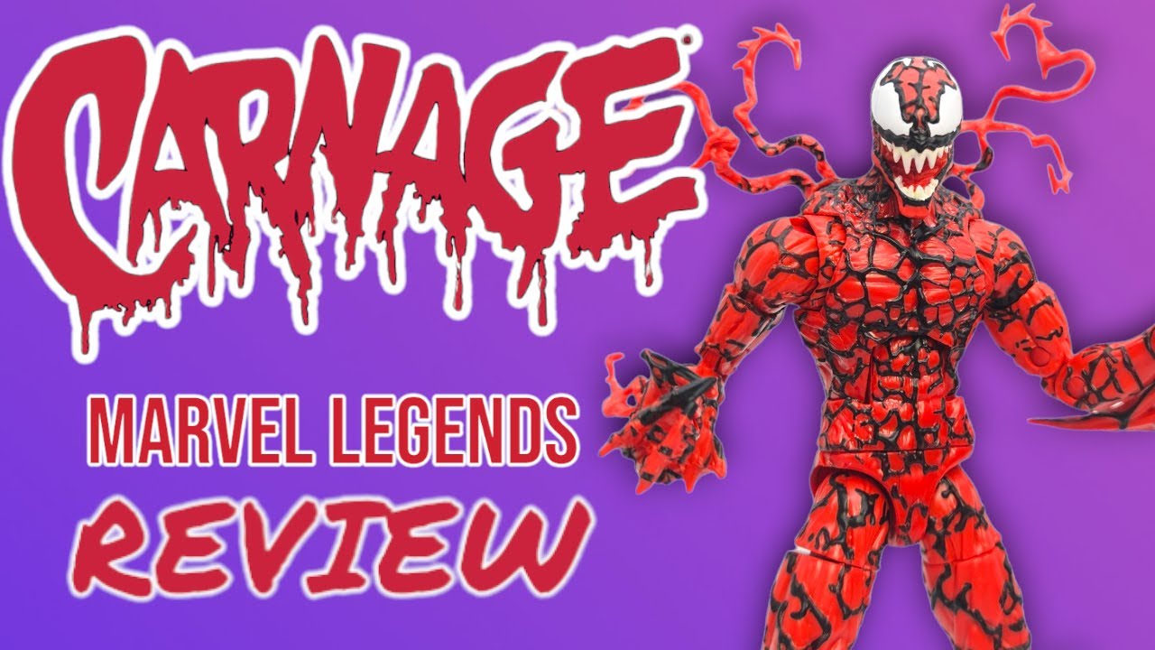 Marvel Legends Retro Carnage Action Figure Review - YouTube