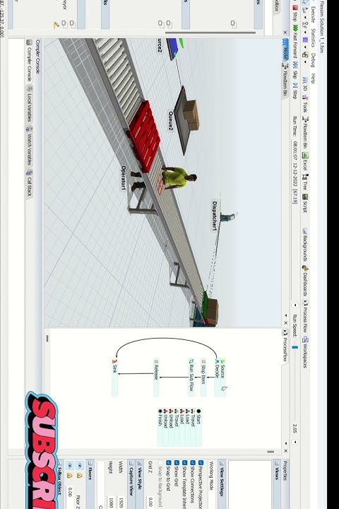 Short 7 | Pallet Packing On Station | Simulation Modelling | Process Flow | Flexsim 2024 | BE ...