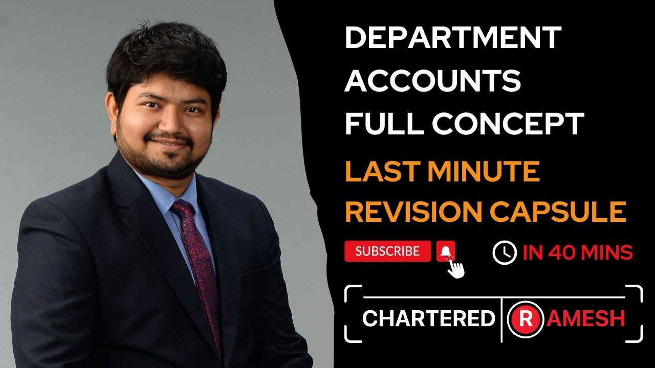 Department Accounts Full Concept Capsule - YouTube