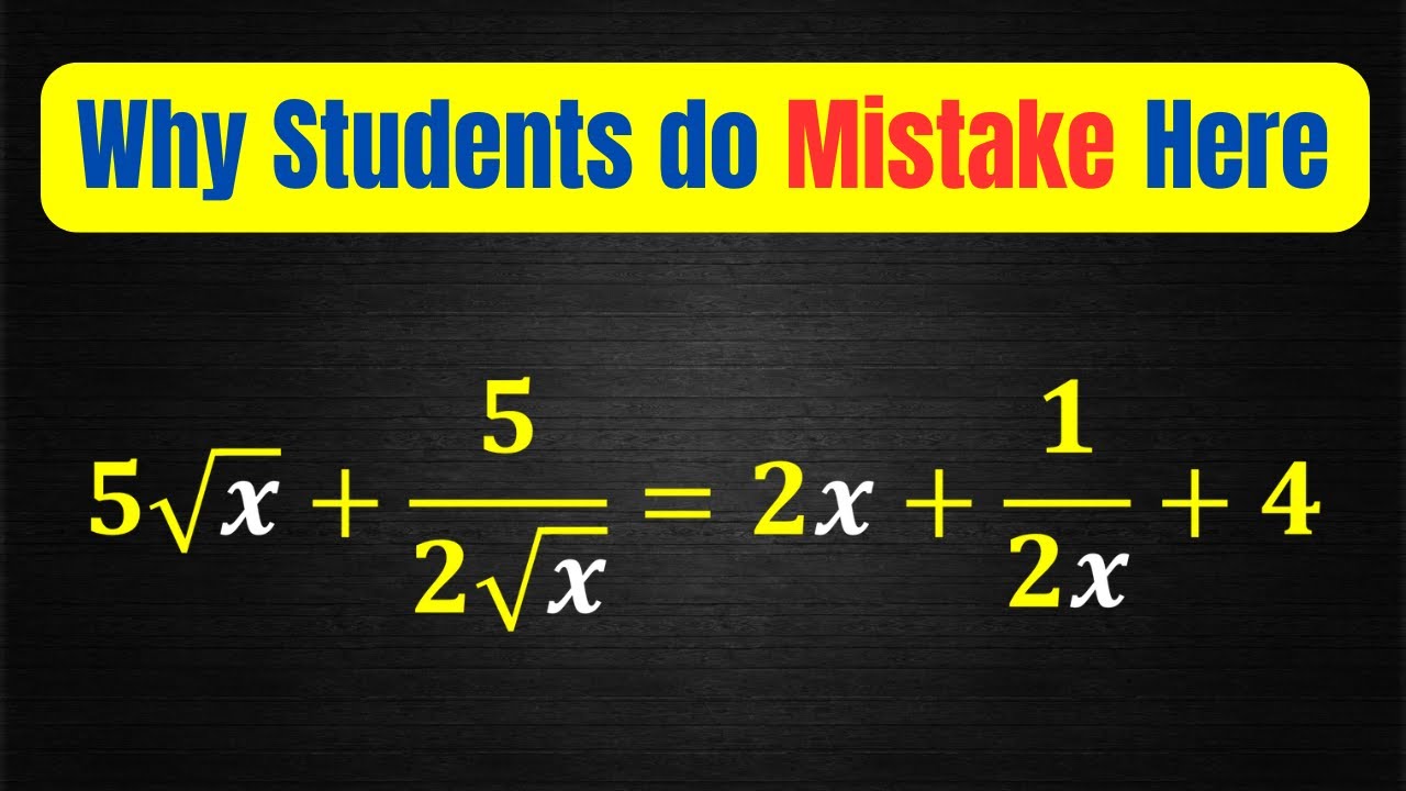 Nice Square Root Exponent Math Simplification | Find the Value of X ...