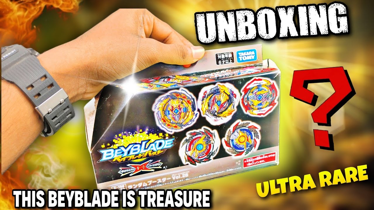 UNBOXING the ULTRA RARE BEYBLADE ! its a beyblade TREASURE - YouTube