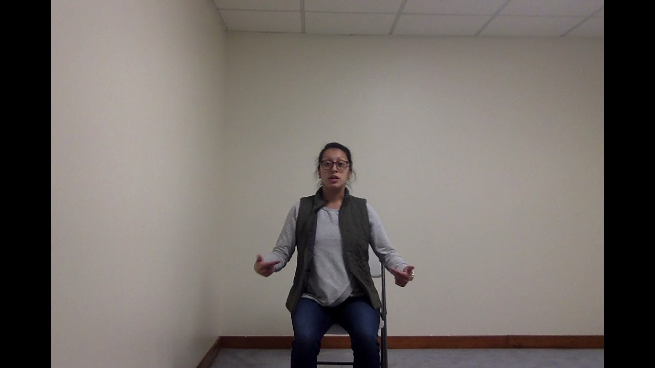 Seated Side/Side Weight Shift Exercise - YouTube