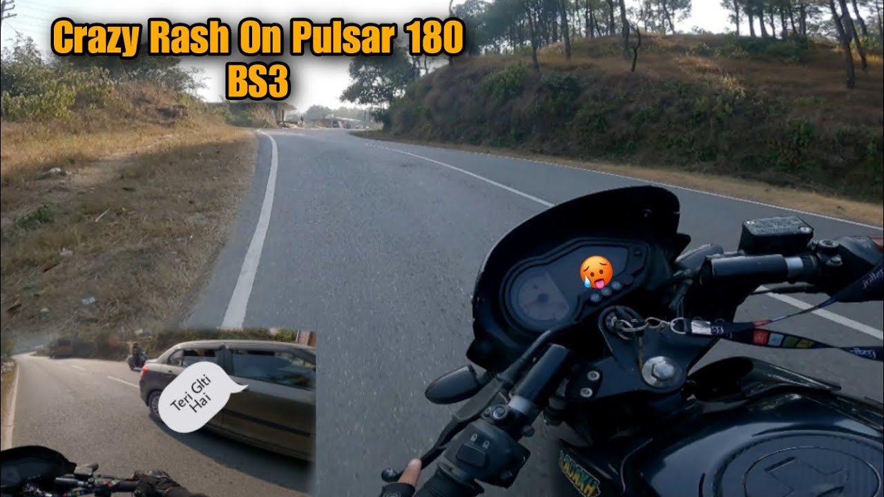 Rash Driving on Pulsar 180 Full Throttle Game💀| Almost Crash By Stupid ...