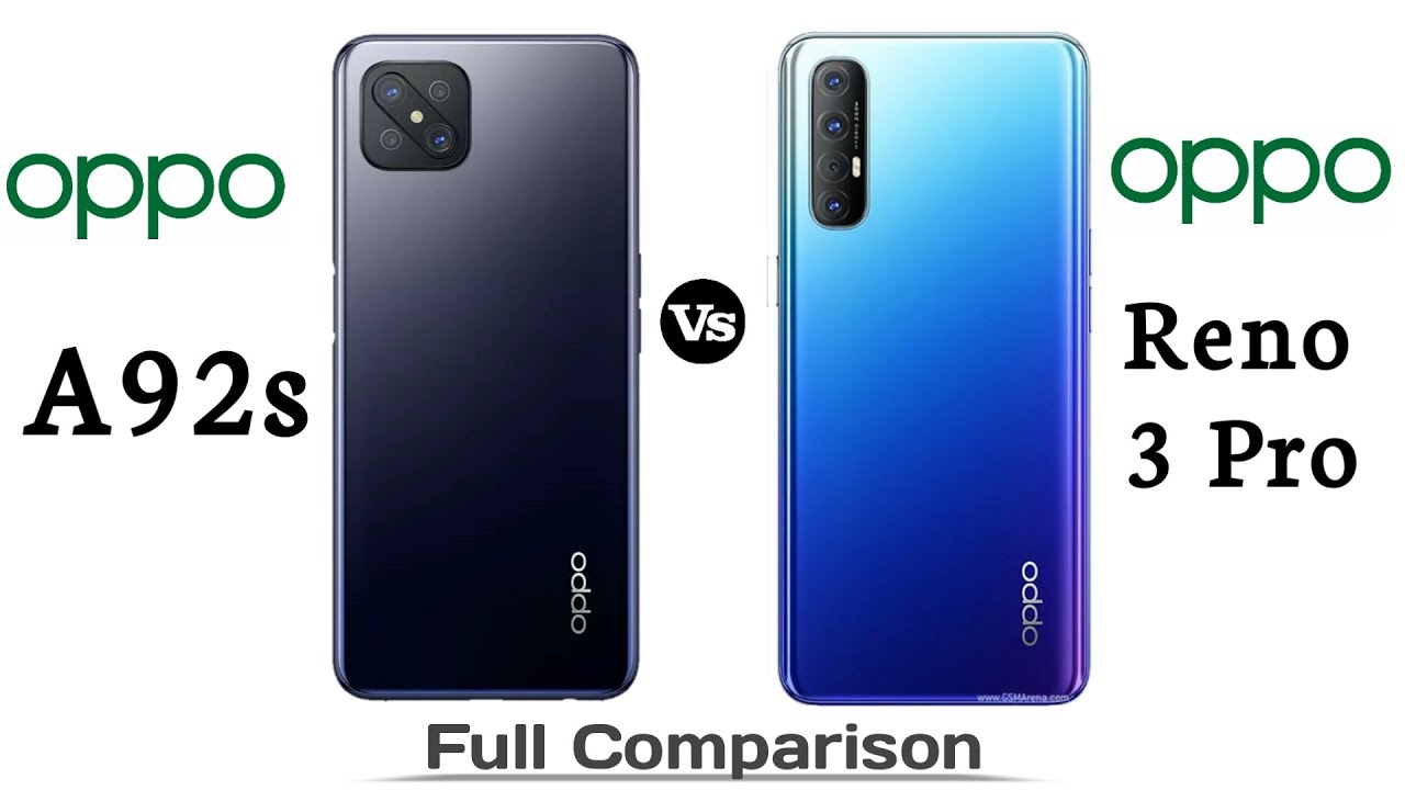 Oppo A92 vs Oppo Reno 3 Pro - Full Comparison Hindi #oppoA92 - YouTube