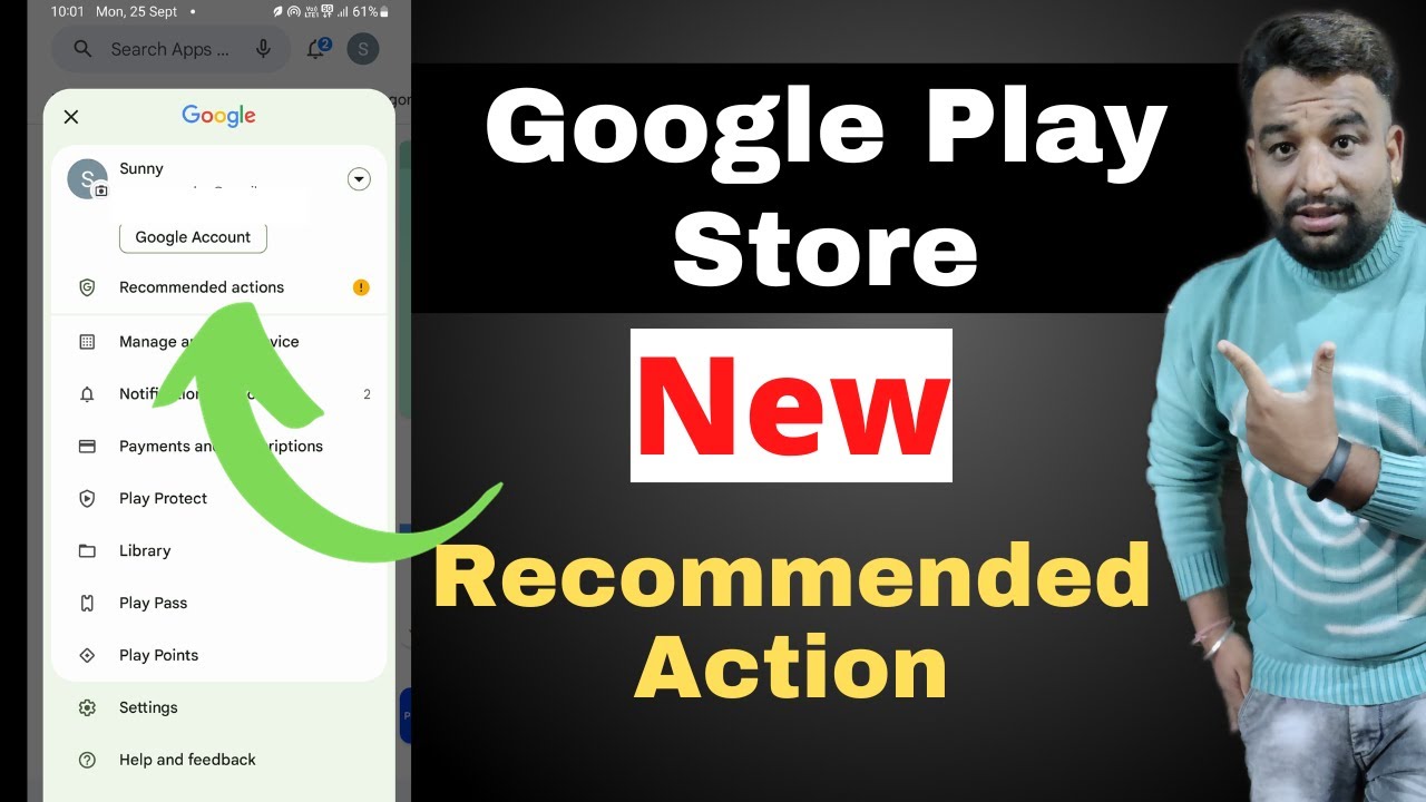 Google Play Store New Recommend Action Feature , Google Play Store New ...