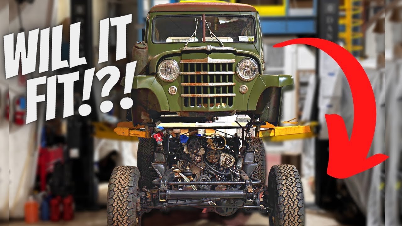 Willy’s Wagon Chassis Swap To Jeep Wrangler Frame!! Will The Body Fit ...