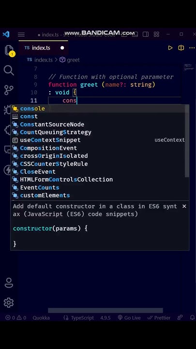 😍😍 Typescript Function With Optional Parameters Shorts Javascript Programming Typescript