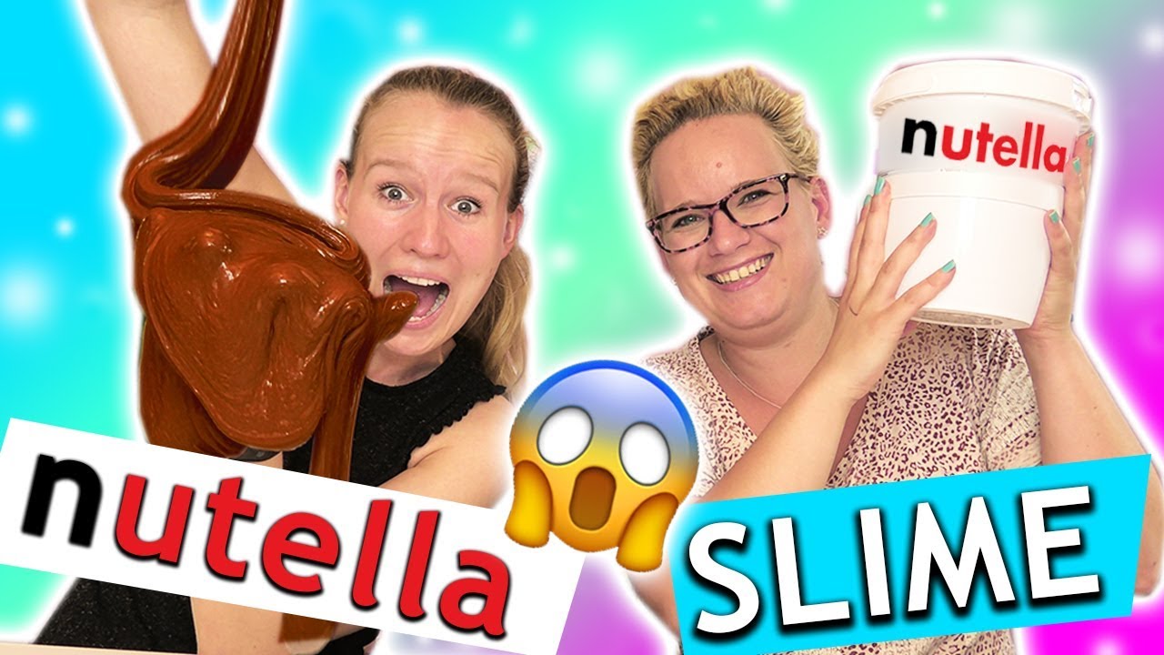 XXL Nutella Slime | Mega Schleim Experiment | Kathi & Eva machen 2kg ...