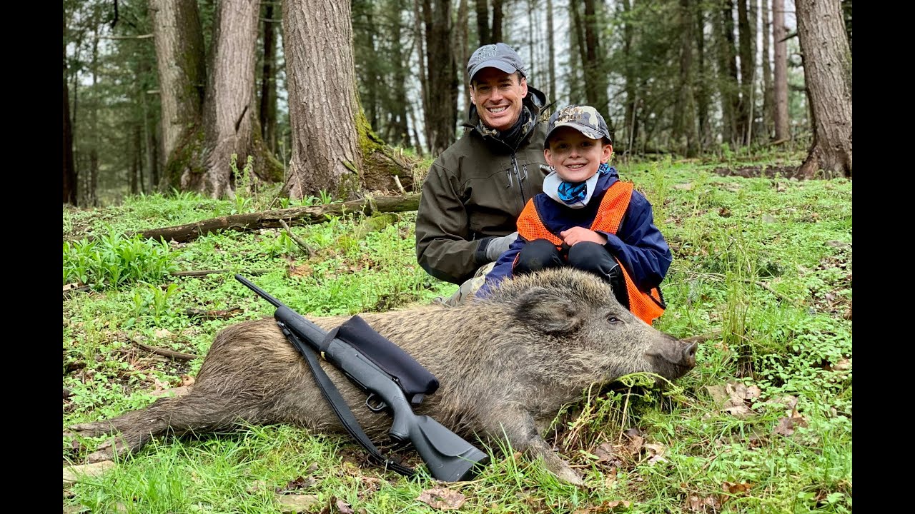 Russian Wild Boar Hunt - The Boys bringing home the Bacon - YouTube