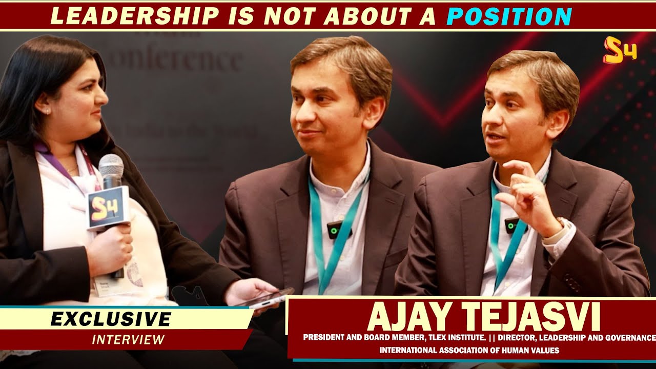 Ajay Tejasvi About Leadership Is Not About A Position At India ...