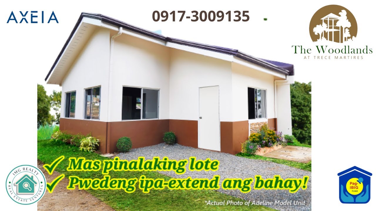 Adeline Bungalow Single Attached at The Woodlands Trece Martires Cavite ...
