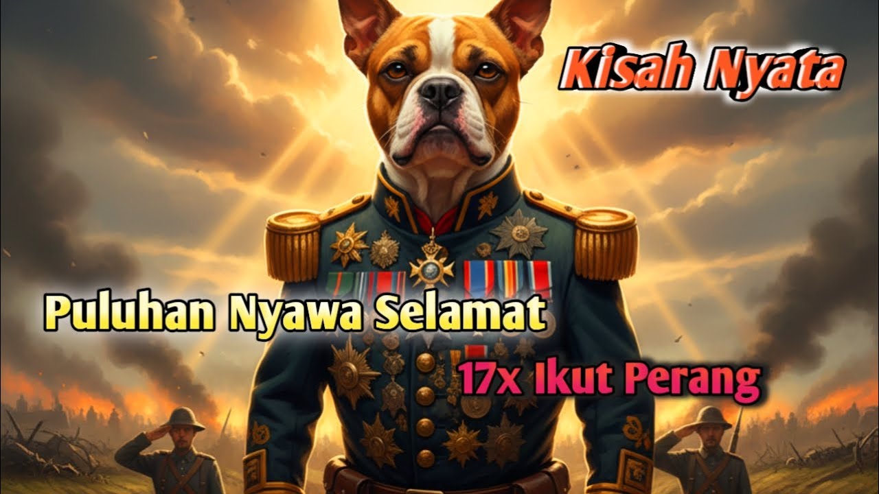 Kisah Nyata Anjing Stubby - 17x ikut Perang Dunia Tanpa Mati #WW1 # ...