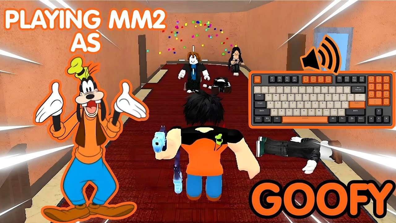 GOOFY DESTROYS TEAMERS & CAMPERS IN MM2 + GAMEPLAY *KEYBOARD ASMR ...