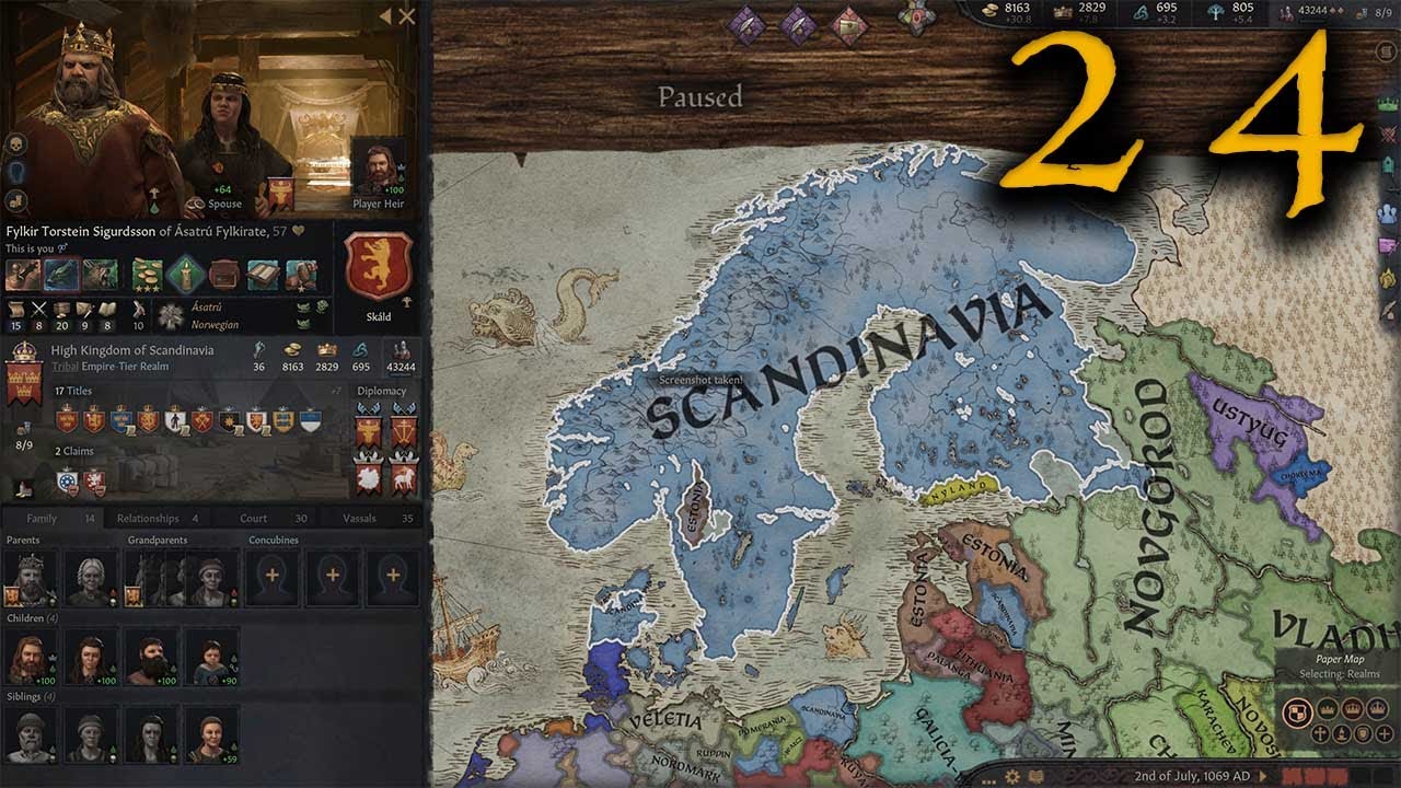EMPEROR OF SCANDINAVIA - Crusader Kings III SURVIVAL || Part 24 ...