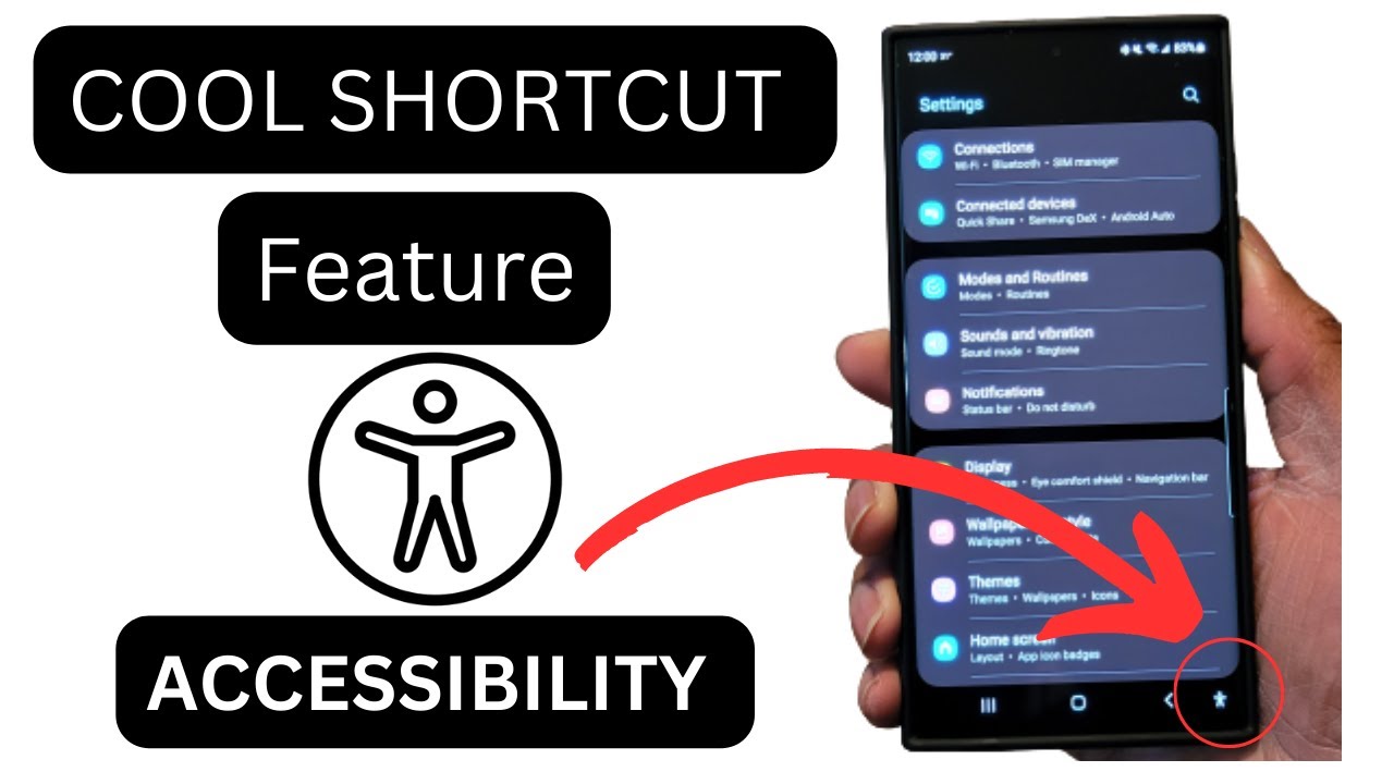 S23 Ultra: How to dim screen instantly with accessibility features ...