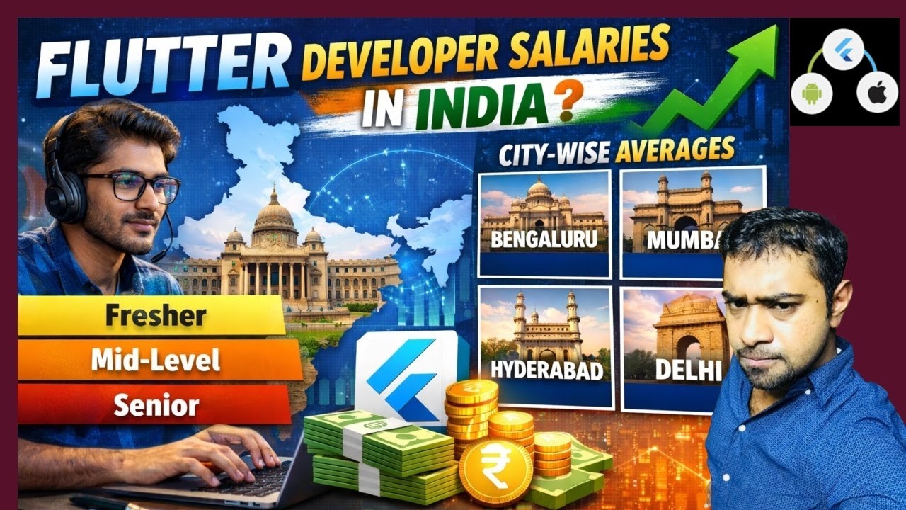 Flutter Developer Salaries in India 🇮🇳 | Junior → Mid Level → Senior ...