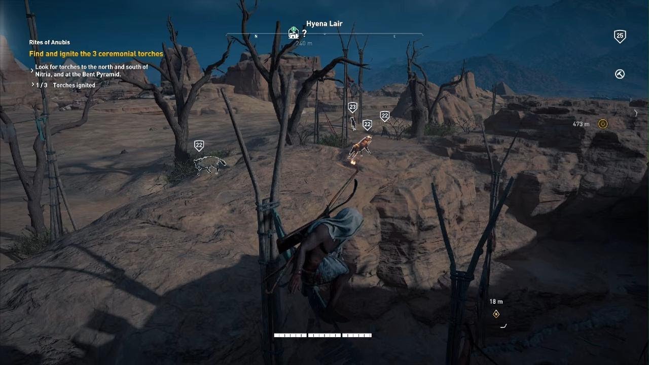 Assassin's Creed Origins: Side Quest - Nitria - Rites Of Anubis - YouTube