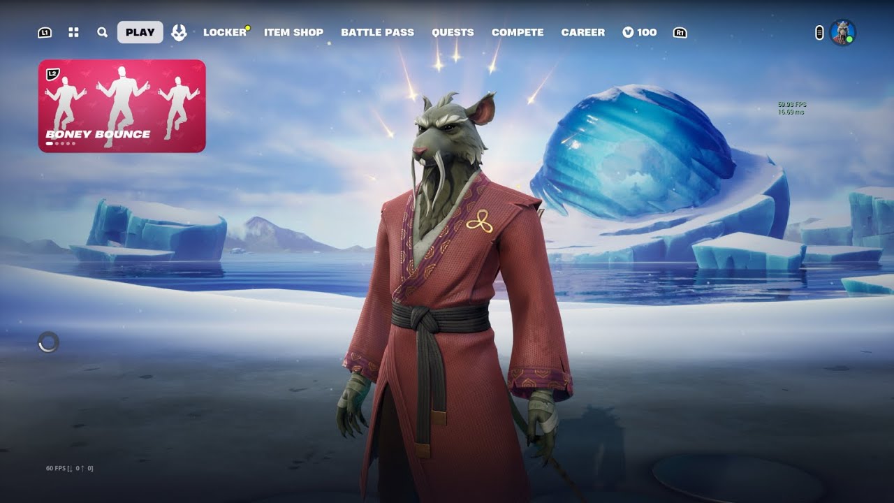 Fortnite (PS5) - Splinter Victory Royale Zero Build - YouTube