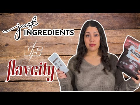Comparing Flavcity and Just Ingredients Protein Powders. Which is better? (Not Sponsored)