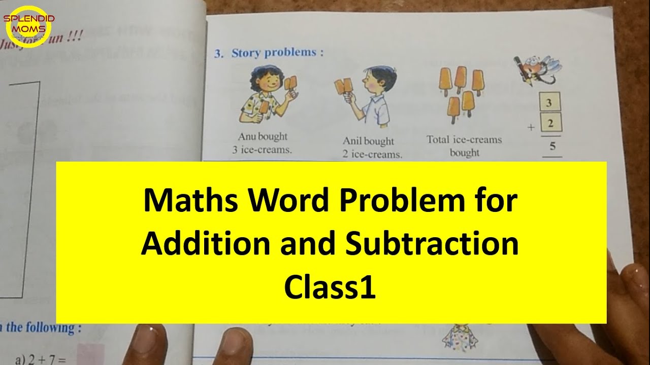Class 1 की Maths Word Problems (Add , Sub) | Maths Word Problem for ...