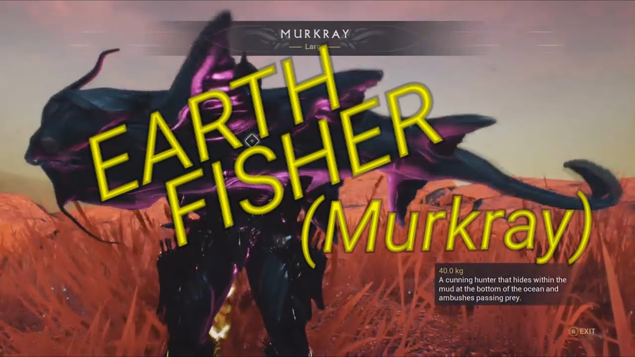 Warframe | Nightwave "EARTH FISHER" Weekly Act How to Guide (Murkray ...