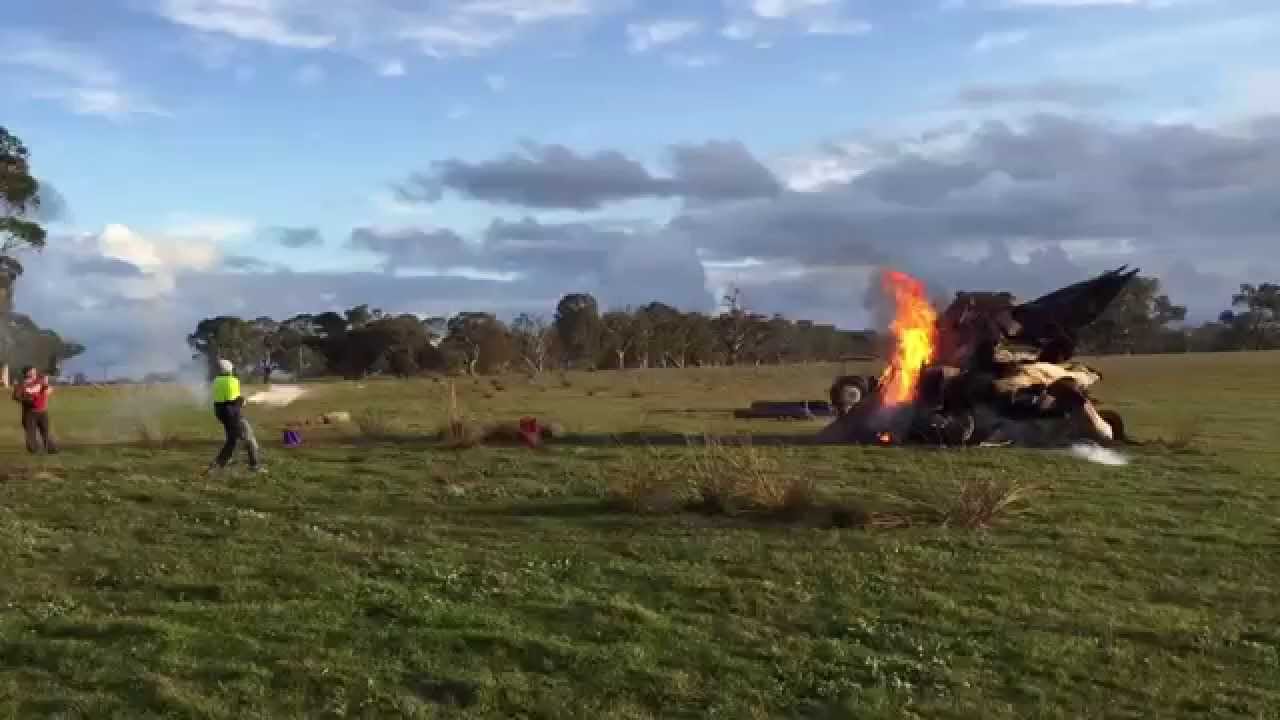 How to light a bonfire.....With Petrol and Fireworks! - YouTube