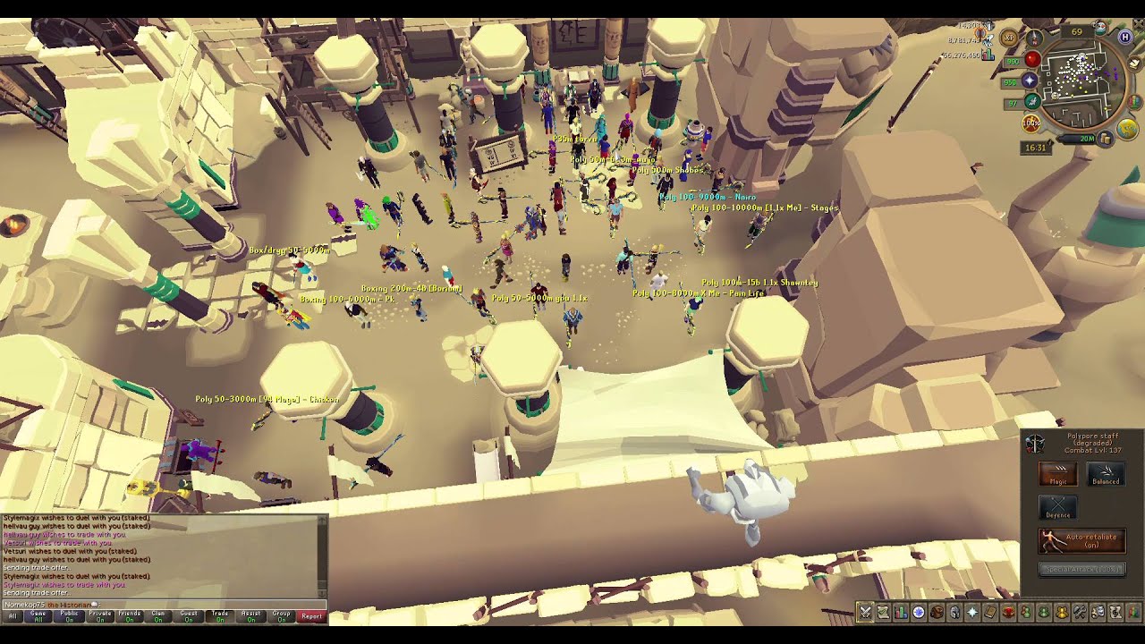 RuneScape 3 Another scammer - Be Aware! Polypore staking - YouTube