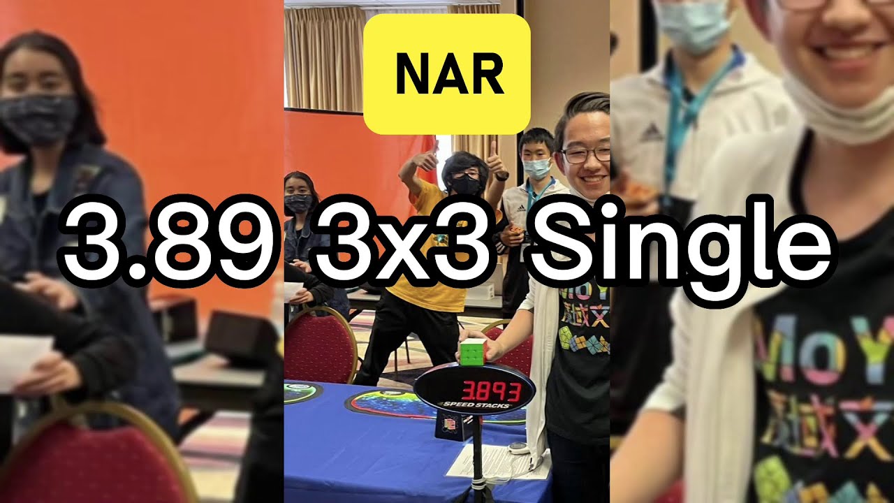 [Reconstruction] 3.89 3x3 NAR Single Asher Kim-Magierek - YouTube