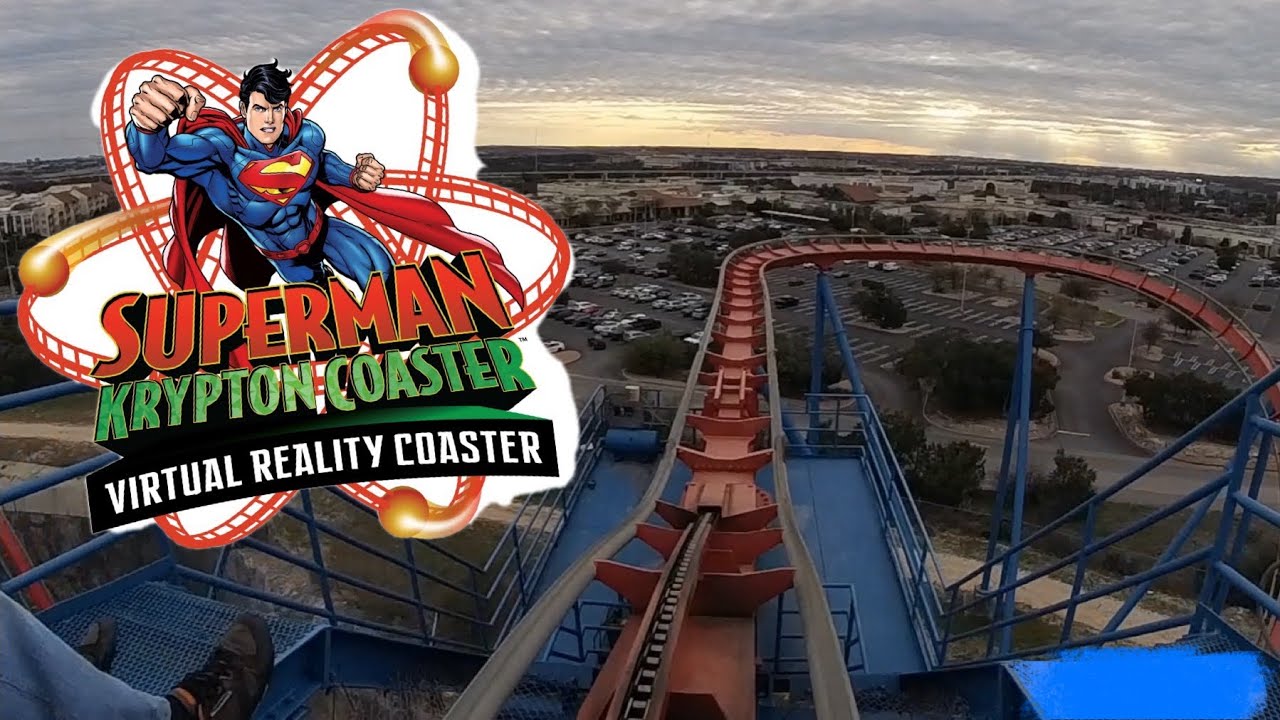 Superman: Krypton Coaster | Six Flags Fiesta Texas | 4K Insta360 X3 - YouTube