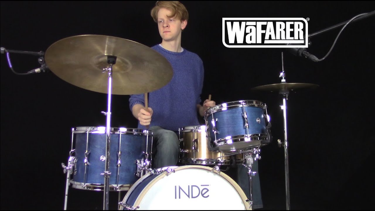 INDe WaFARER Short-Stack Club drum kit, bop sizes - YouTube