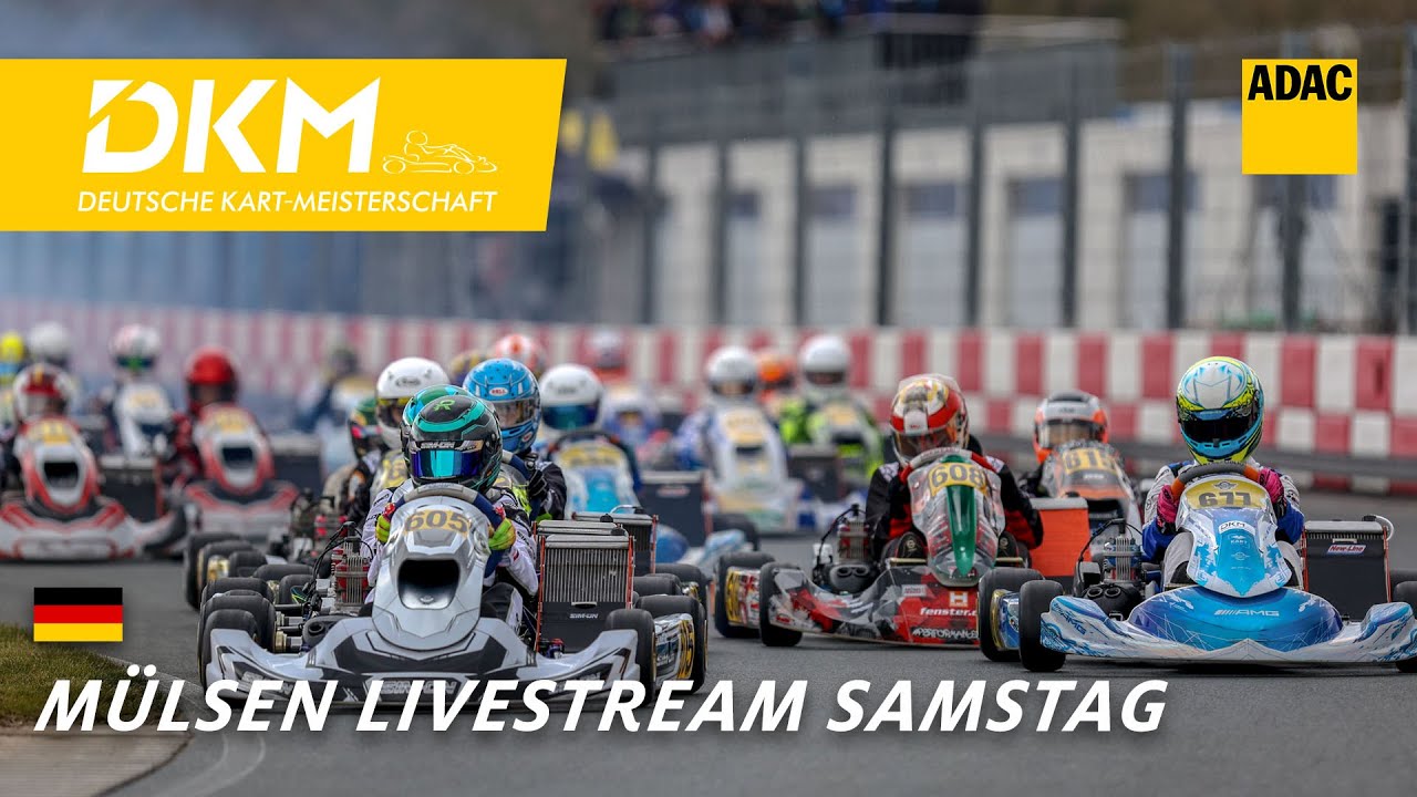 Deutsche Kart Meisterschaft 2024 | Mülsen | Livestream Samstag - YouTube