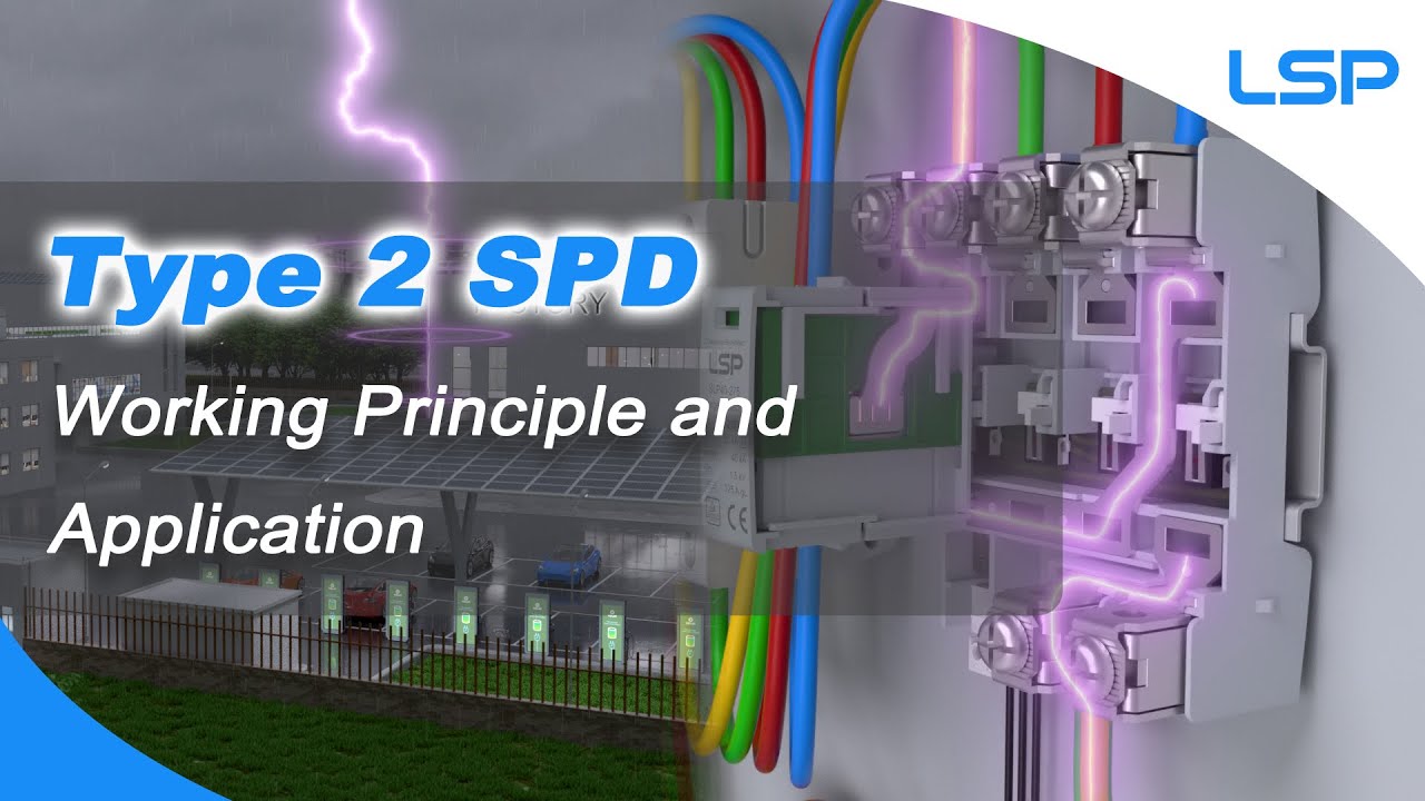 AC Type 2 Surge Protector Device SPD Working Principle and Application ...