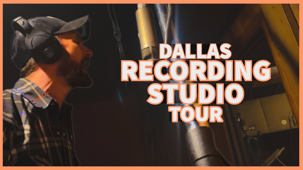 Inside a music production studio (Dallas recording studio tour vlog ...