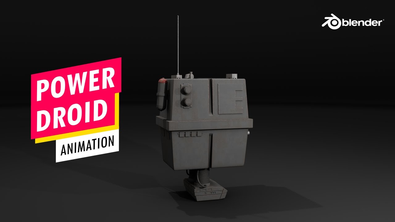Star Wars Power "Gonk" Droid Walking Animation with Blender 2.81 - YouTube
