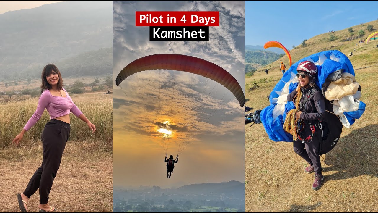 Learn Paragliding in 4 Days - Kamshet, Near Mumbai - YouTube