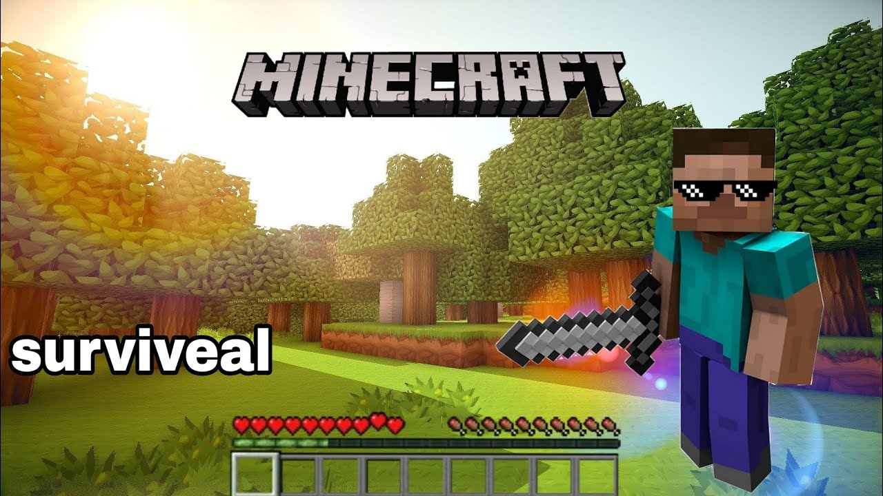 Minecraft survival with steve |😂😂 - YouTube