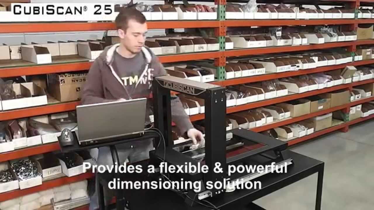 Sistema de medición cúbica CubiScan® 25 - YouTube