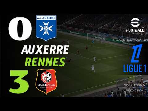 🔴 Résumé : Auxerre - Rennes 0 - 3 I HIGHLIGHTS | Ligue 1 2025/26 – aujourd'hui eFootball Pes21