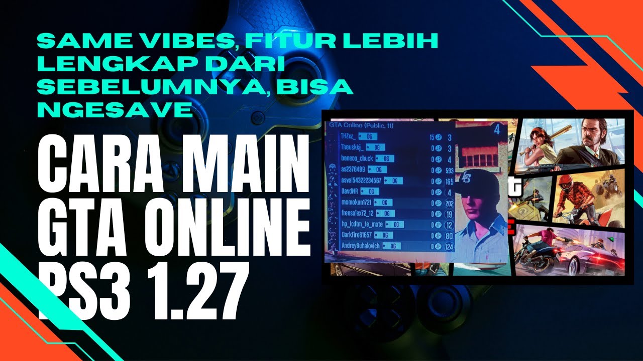 CARA MAIN GTA ONLINE PS3 1.27 LEBIH ASIK - YouTube