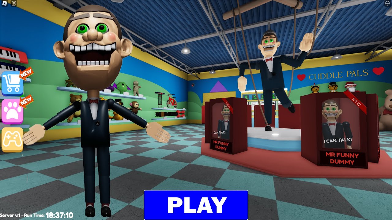WHERE DID MR. FUNNY DUMMY GO? Escape Mr Funny's! (SCARY OBBY) All ...