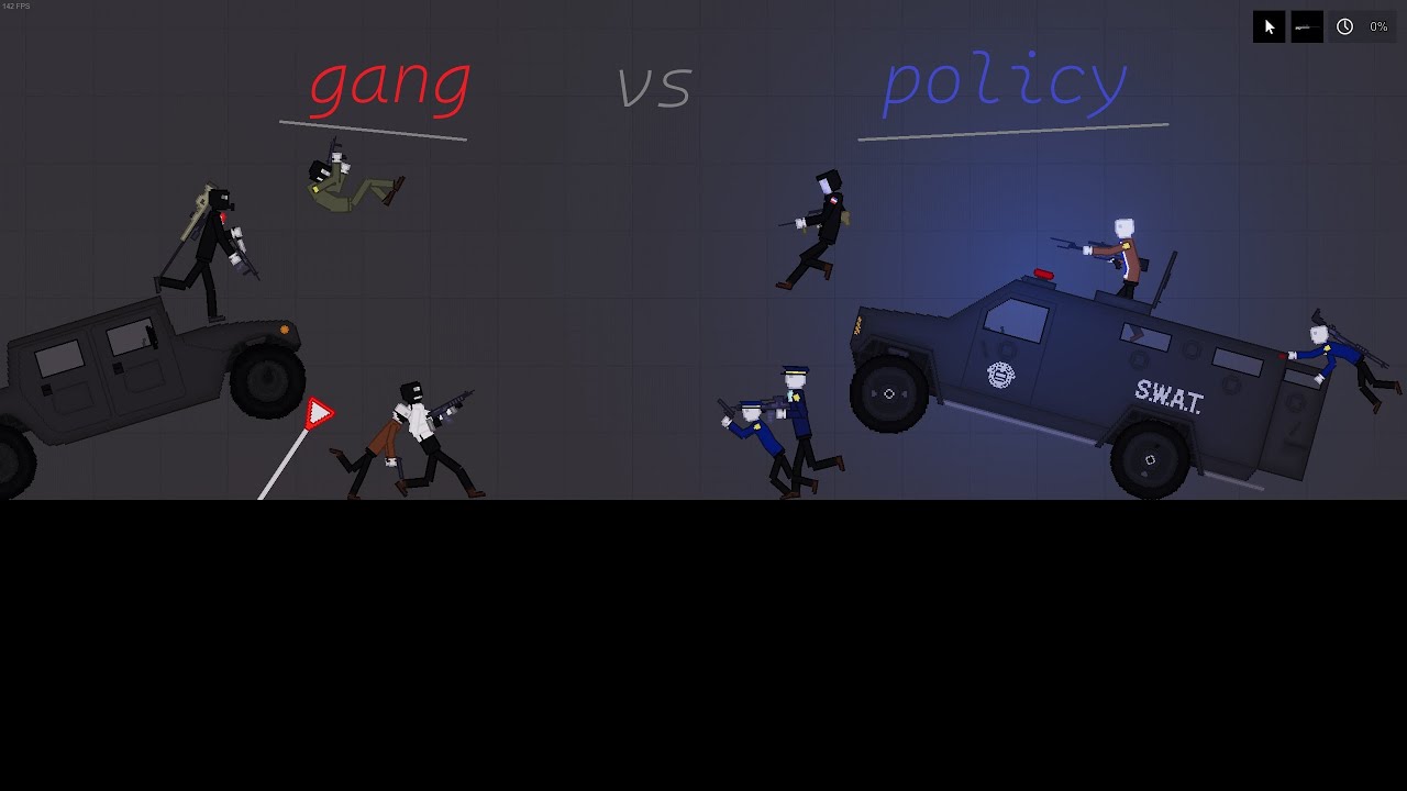 PEOPLE PLAYGROUND GANG VS POLICE - YouTube