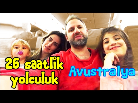 Dubai - Melbourne Uçuşu ve Hedefe Varış | Bizim Aile Eğlenceli Çocuk Videoları