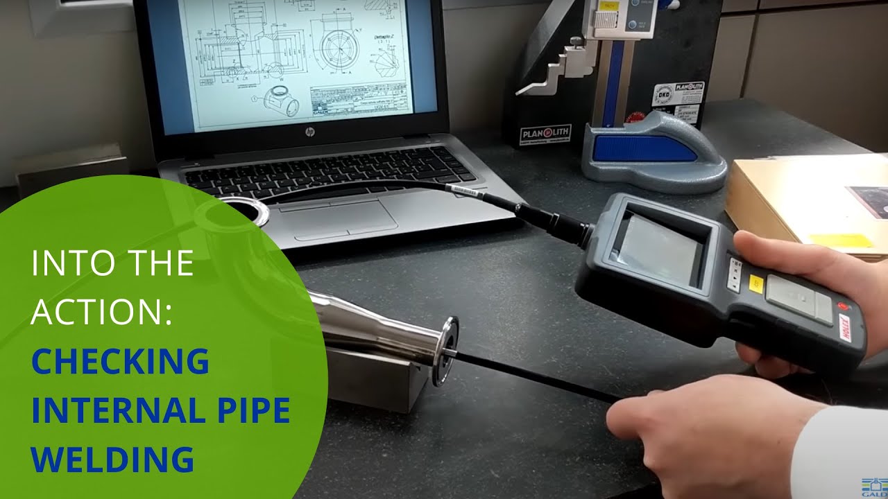 Checking Internal Pipe Welding via Videoscope - YouTube