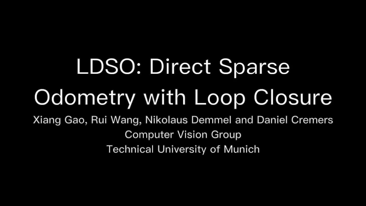 LDSO: Direct Sparse Odometry with Loop Closure - YouTube