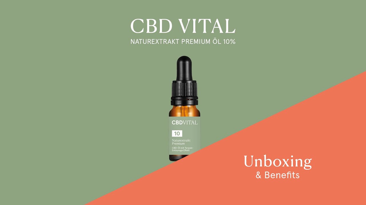 CBD VITAL Naturextrakt Premium 10% - Unboxing - YouTube