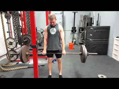 Week 4 deadlift - front view - YouTube