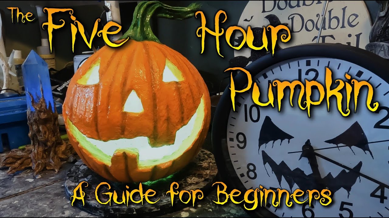The 5 Hour Pumpkin - 10 - Stem Finishing and Internal Reinforcement ...