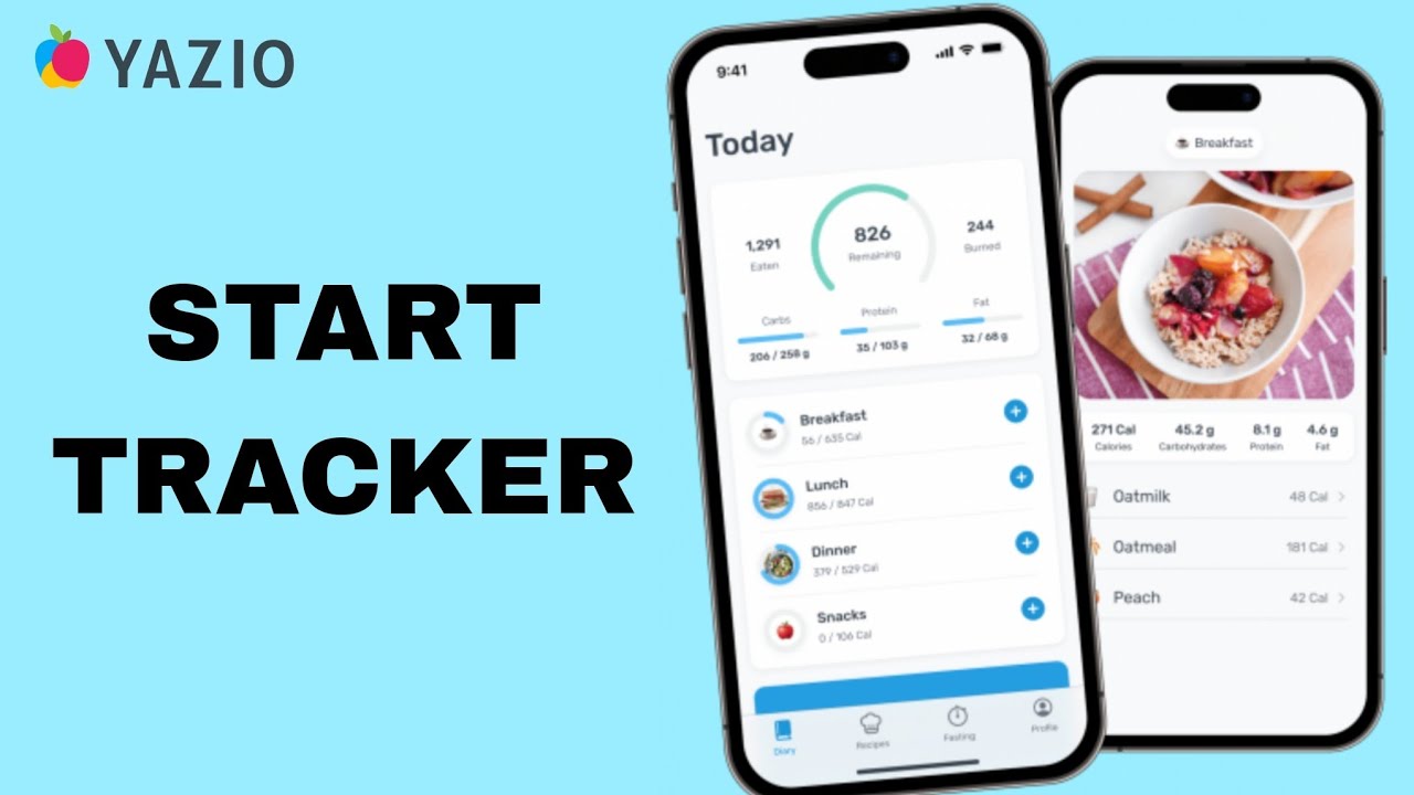 How To Start Tracker On Yazio App - YouTube