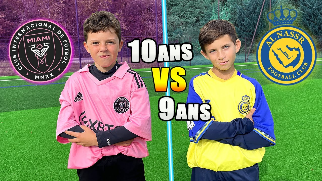 Mini MESSI VS Mini RONALDO ! (Ronaldo met un arc-en-ciel à messi) - YouTube